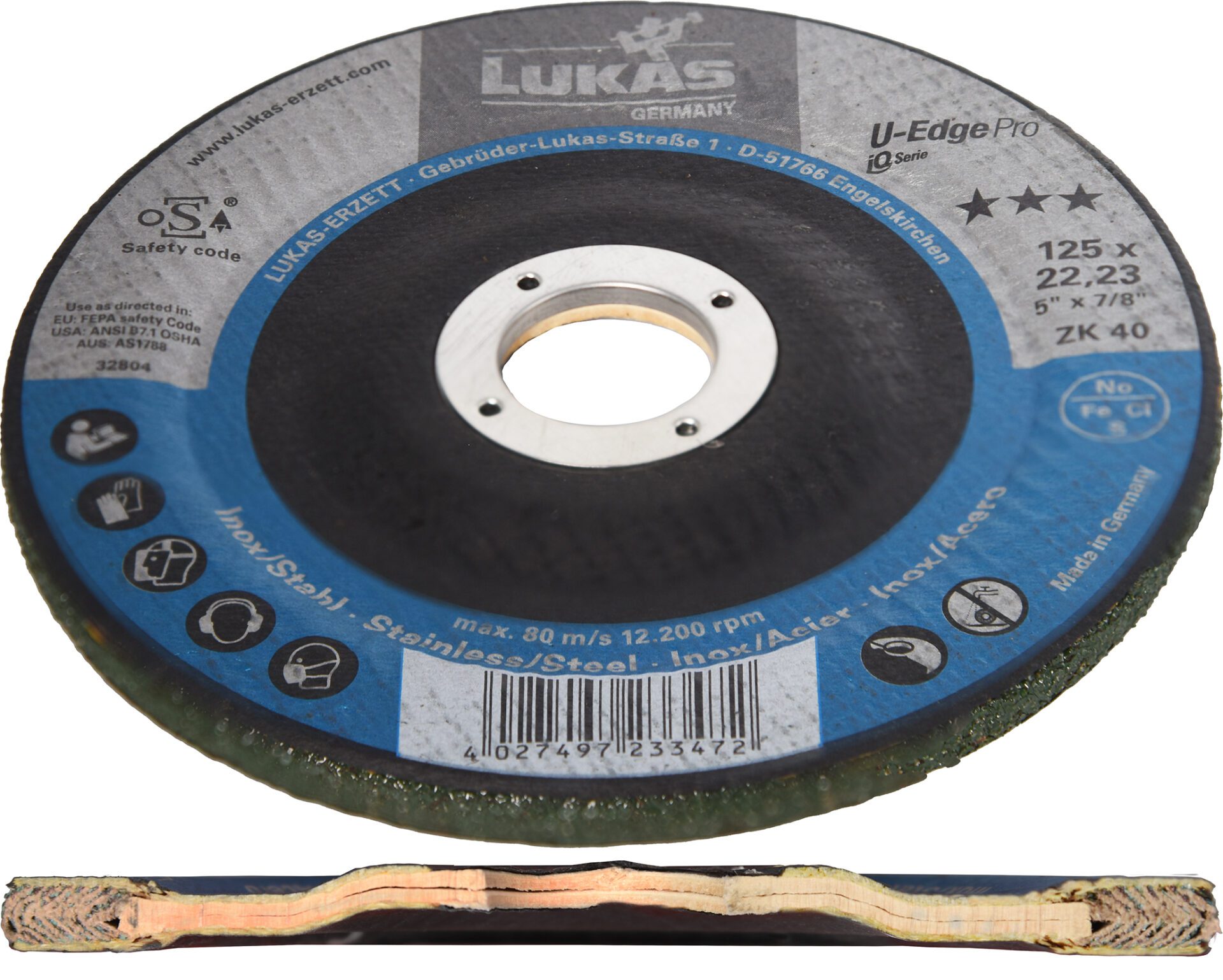 The U-Edge Pro fillet weld grinding disc: a new level of precision in ...